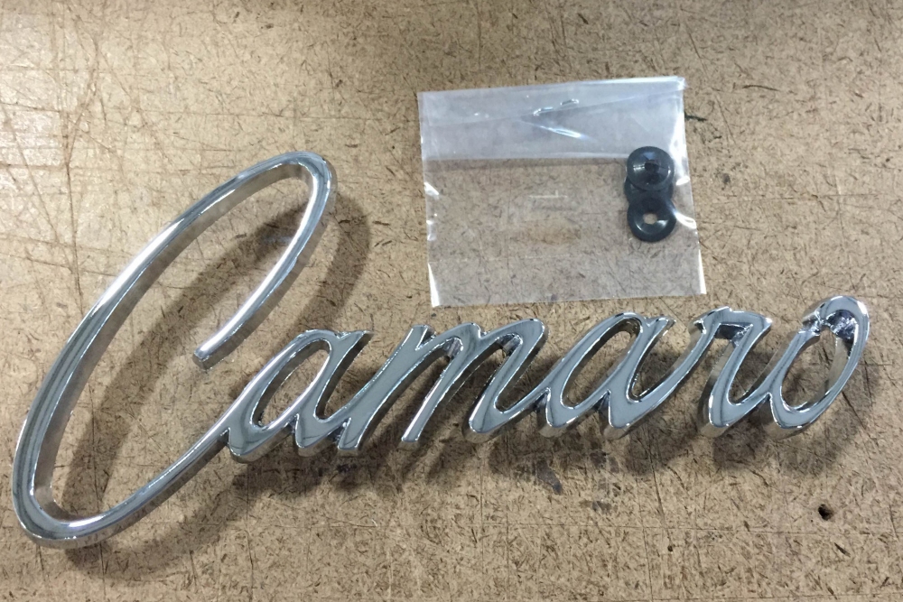 Dodge Mopar Plymouth Reproduction Parts. 1969 Camaro Fender Emblem ...