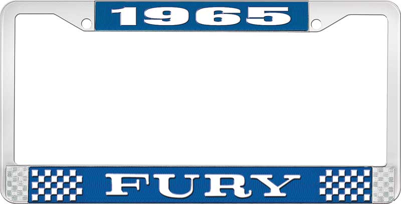 Dodge Mopar Plymouth Reproduction Parts. Fury License Plate Frame ...
