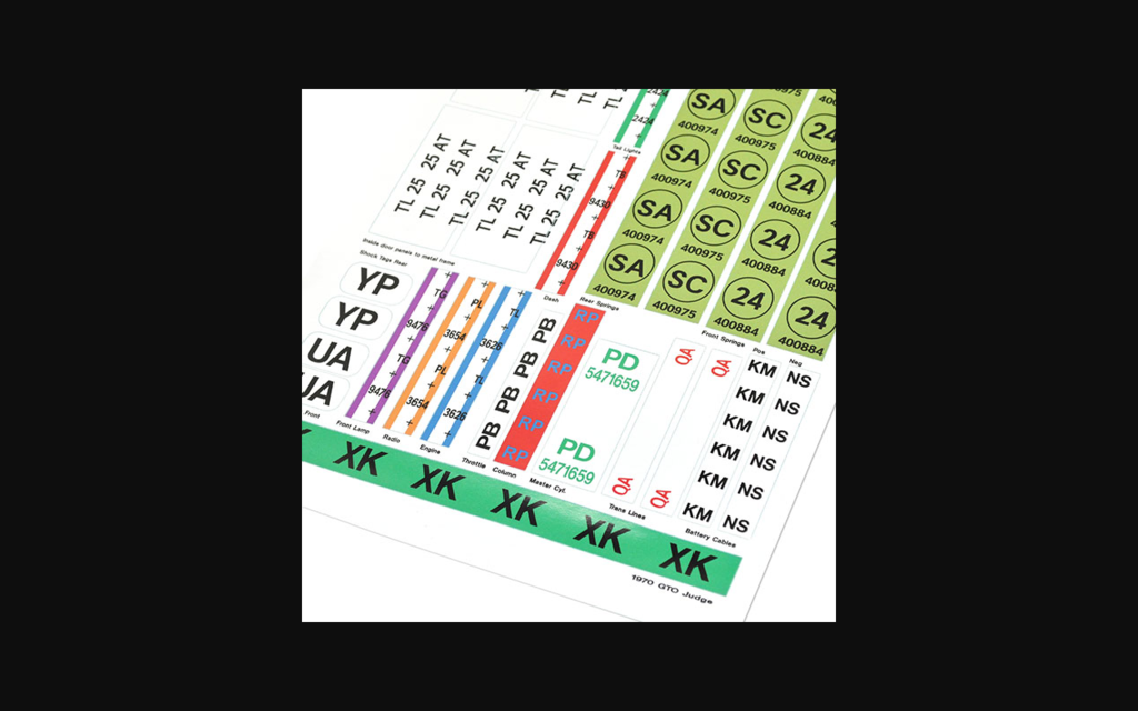 Dodge Mopar Plymouth Reproduction Parts. 1970-1970 Pontiac GTO Judge ...